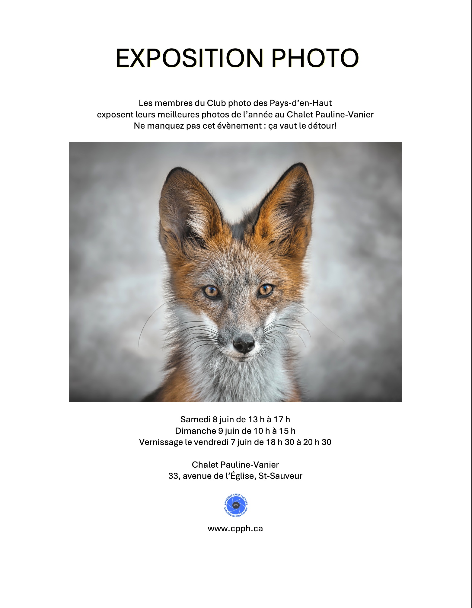 Club photo des Pays-d'en-Haut – Apprendre Créer Partager